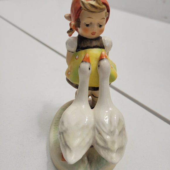 Hummel | Art | Vintage Goebel Hummel Girl With Two Geese | Poshmark